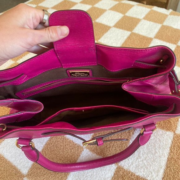 Ralph Lauren | Bags | Ralph Lauren Pink Bold Pink Magenta And Gold ...